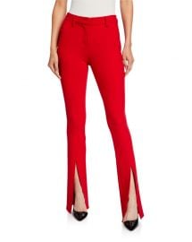 WornOnTV: Jill’s pink blouse and red slit pants on Today | Jill Martin ...