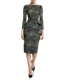 WornOnTV: Amy’s green tiger print dress on Good Morning America | Amy ...