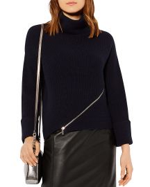 WornOnTV: Sharon’s navy zip front turtleneck sweater on The Young and ...