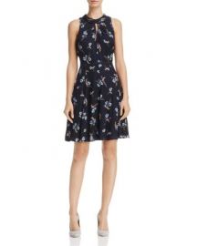 WornOnTV: Amy’s navy floral keyhole dress on Good Morning America | Amy ...