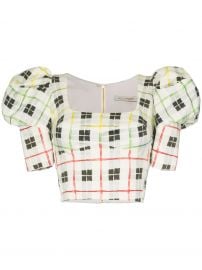 WornOnTV: Chloe’s white checked cropped top on BlackAF | Genneya Walton ...