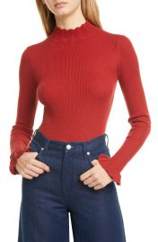 WornOnTV: Nancy’s red scalloped neck sweater on Nancy Drew | Kennedy ...