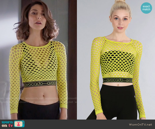 WornOnTV: Delia’s lime mesh crop top on Girlfriends Guide to Divorce ...