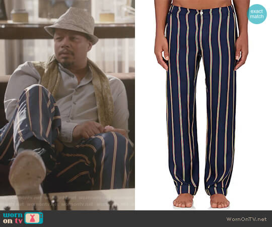 WornOnTV: Lucious’s green striped silk pants on Empire | Terrence ...