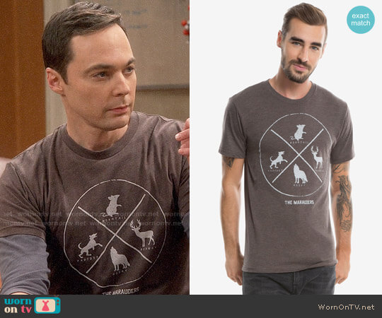 WornOnTV: Sheldon’s “The Marauders” t-shirt on The Big Bang Theory ...