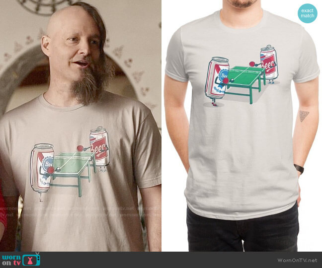 WornOnTV: Tandy’s beer pong t-shirt on Last Man on Earth | Will Forte ...