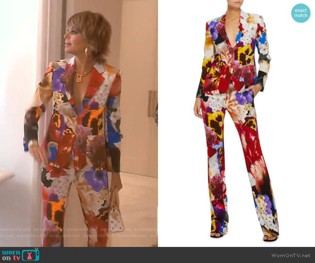 WornOnTV: Lisa’s floral print suit on The Real Housewives of Beverly ...