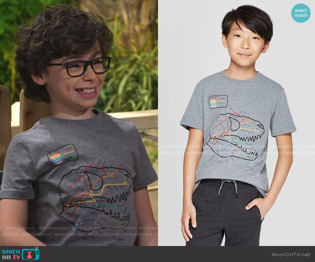 WornOnTV: Matteo’s grey subway map print tee on Bunkd | Raphael ...