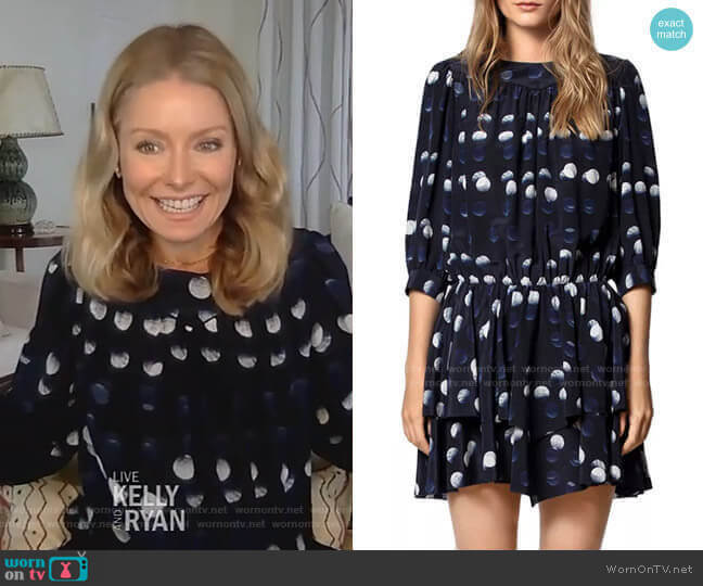 WornOnTV: Kelly’s polka dot mini dress on Live with Kelly and Ryan ...