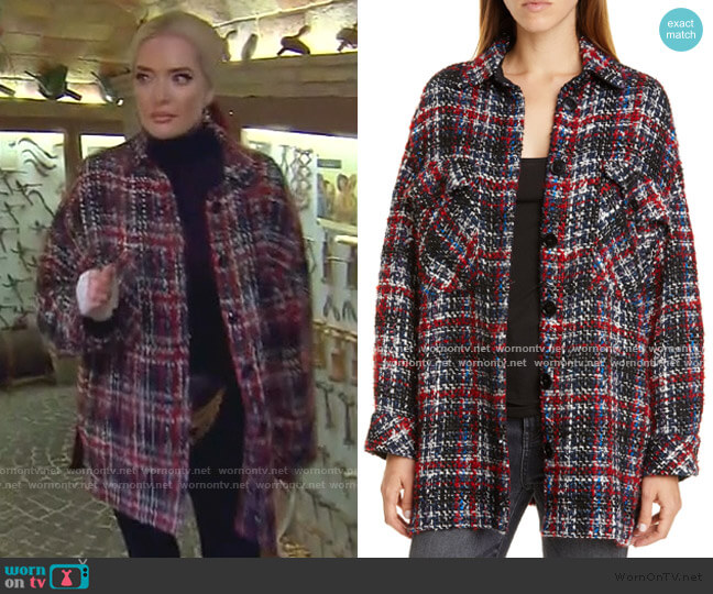 WornOnTV: Erika’s plaid tweed coat on The Real Housewives of Beverly ...