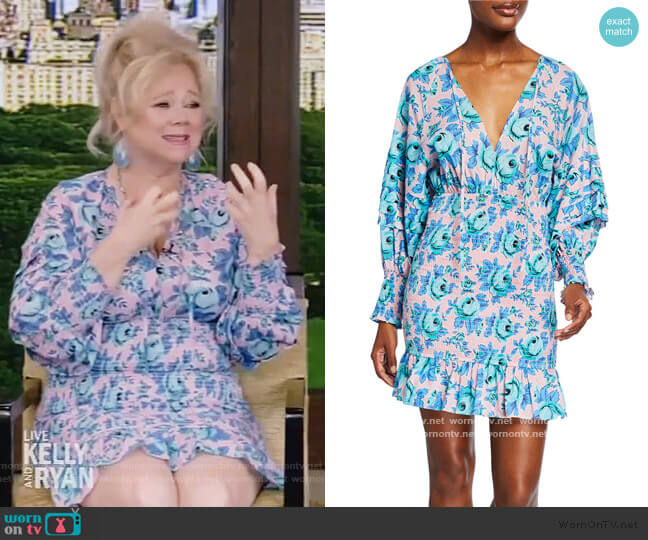 WornOnTV: Caroline Rhea’s pink smocked dress on Live with Kelly and ...