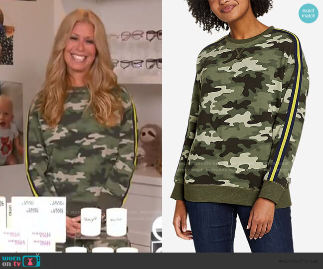 WornOnTV: Jill’s camo sweatshirt and pants on Today | Jill Martin ...