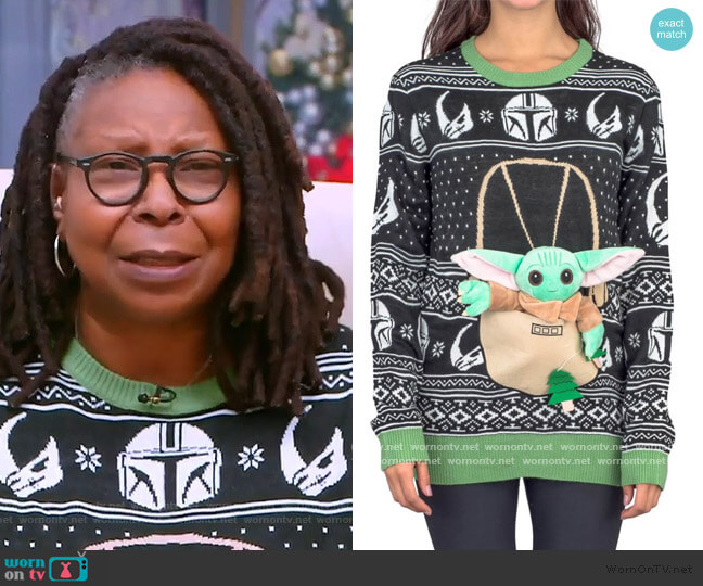 WornOnTV: Whoopie’s Star Wars Yoda Christmas sweater on The View ...
