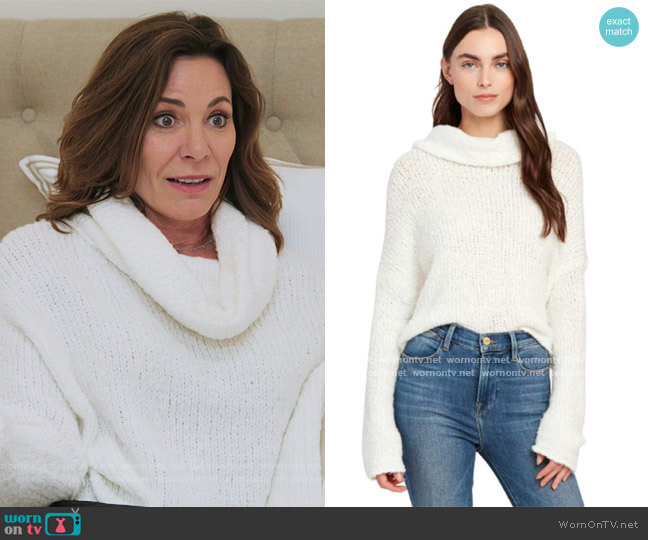 WornOnTV: Luan’s white knit cowl neck sweater on The Real Housewives of ...