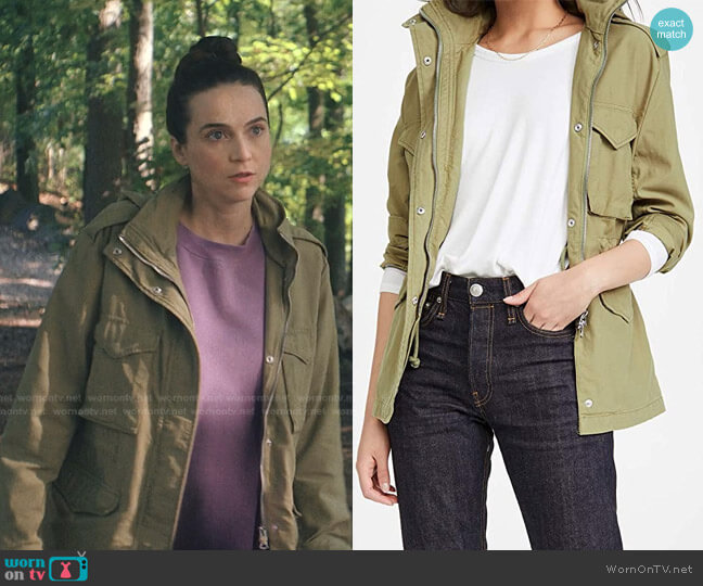 WornOnTV: Emily’s green field jacket on Love Life | Clothes and ...