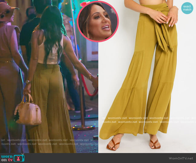 WornOnTV: Melissa’s green wide leg pants on The Real Housewives of New ...
