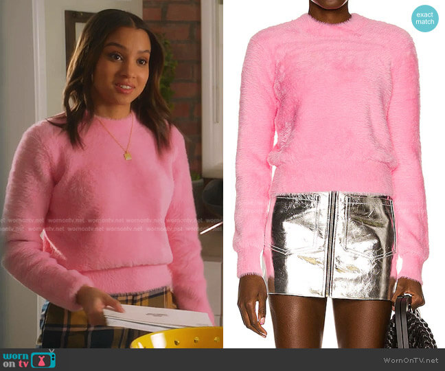 WornOnTV: May’s pink fuzzy sweater on 9-1-1 | Corinne Massiah | Clothes ...