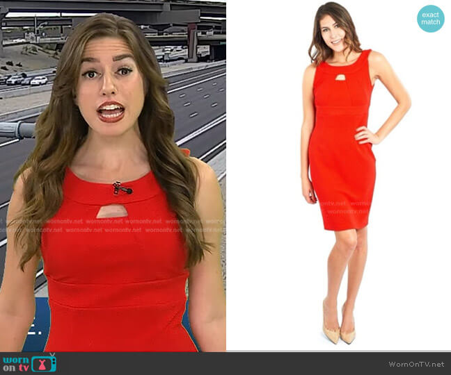 WornOnTV: Jamie Warren’s red cutout dress on Good Morning America ...