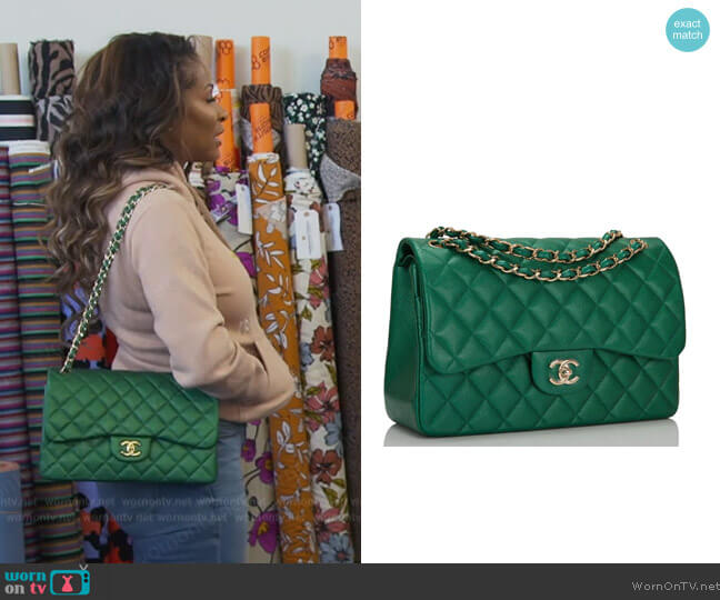 WornOnTV: Sheree’s green quilted chain strap bag on The Real Housewives ...