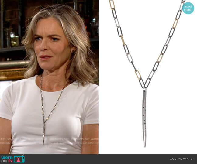 WornOnTV: Diane’s spike necklace on The Young and the Restless | Susan ...