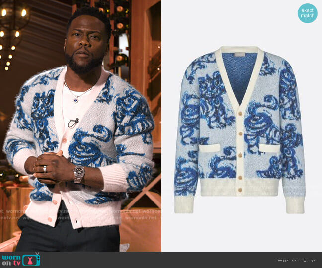 WornOnTV: Kevin Hart’s swirl print cardigan on Hart to Heart | Kevin ...