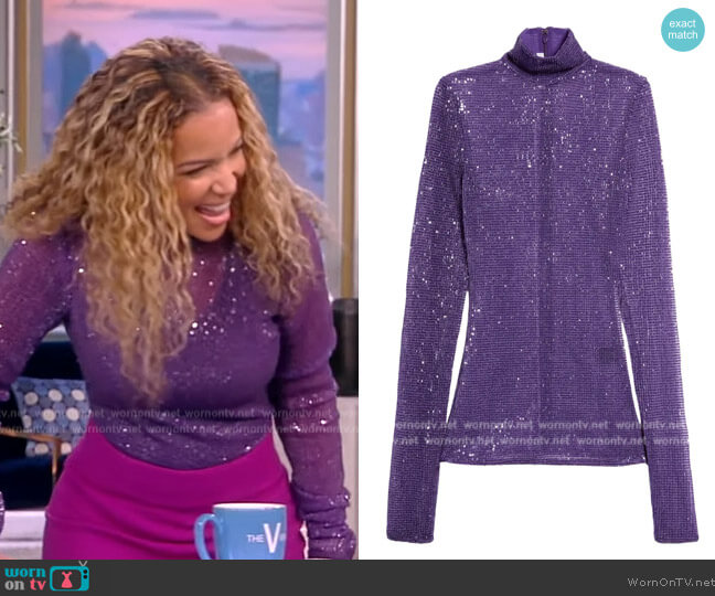 WornOnTV: Sunny’s purple metallic top and pants on The View | Sunny Hostin | Clothes and ...