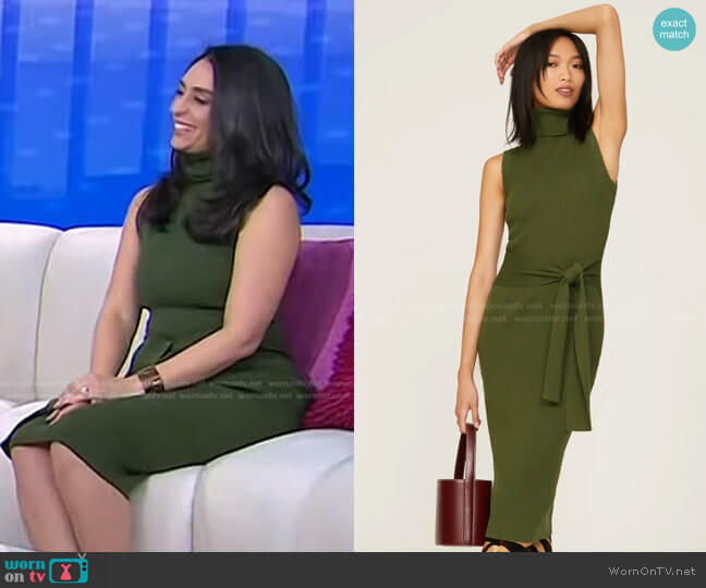 WornOnTV: Holly Palmieri’s green sleeveless knit dress on Today | Clothes and Wardrobe from TV