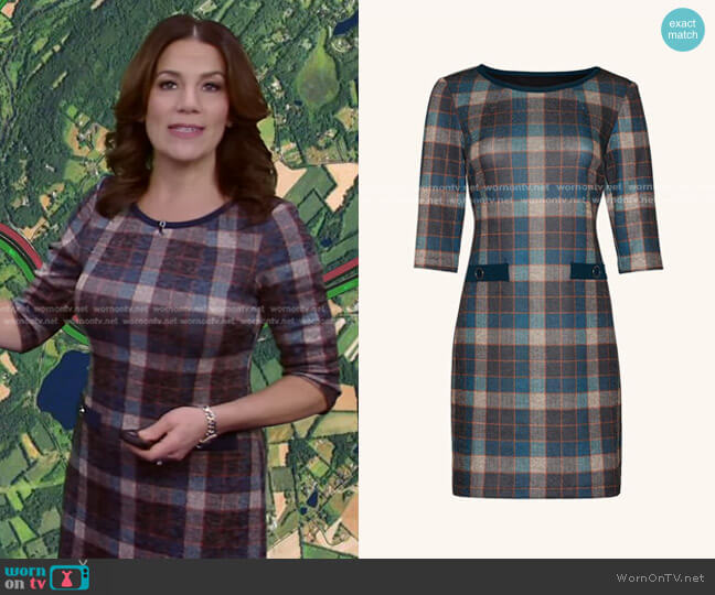 WornOnTV: Heather’s plaid dress on Good Morning America | Heather O ...