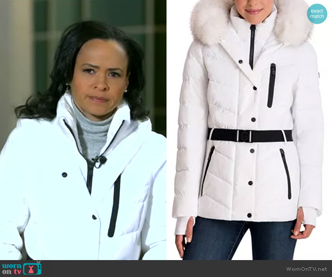 WornOnTV: Linsey Davis’s white puffer jacket on Good Morning America ...