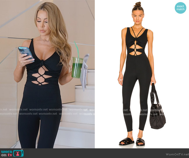 WornOnTV: Lisa’s black cutout sleeveless jumpsuit on The Real ...