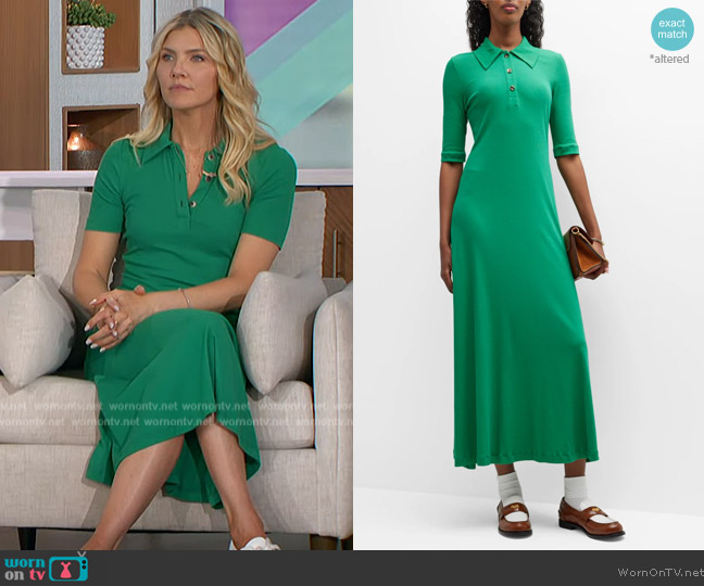 WornOnTV: Amanda’s green polo dress on The Talk | Amanda Kloots ...