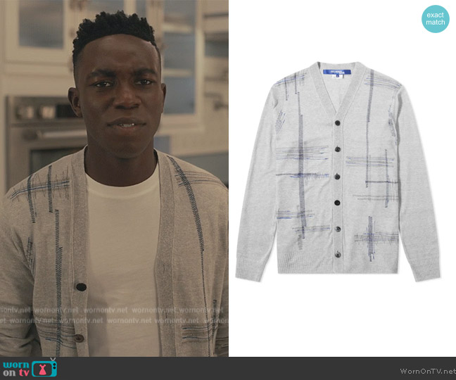 WornOnTV: Carlton’s gray knit cardigan on Bel-Air | Olly Sholotan ...