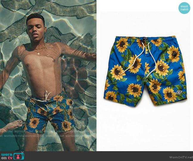 WornOnTV: Will’s blue floral print shorts on Bel-Air | Jabari Banks ...