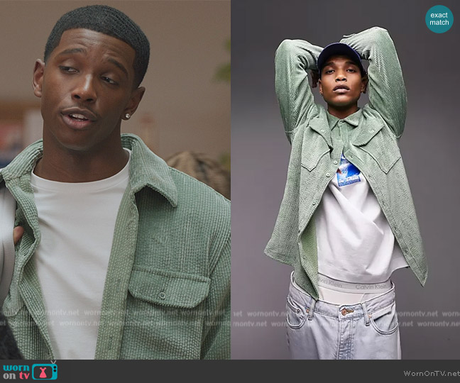 WornOnTV: Lando’s green corduroy jacket on All American Homecoming ...