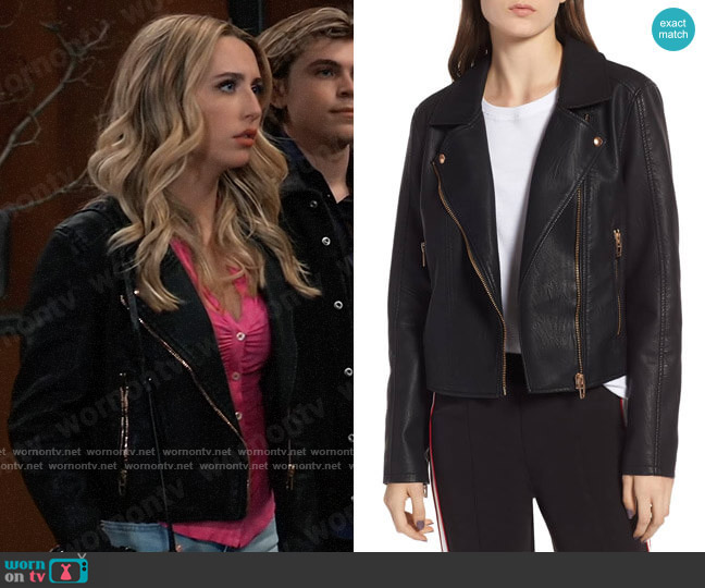GH Style Alert: Josslyn's Badass Moto Jacket Steals the Scene - And It ...