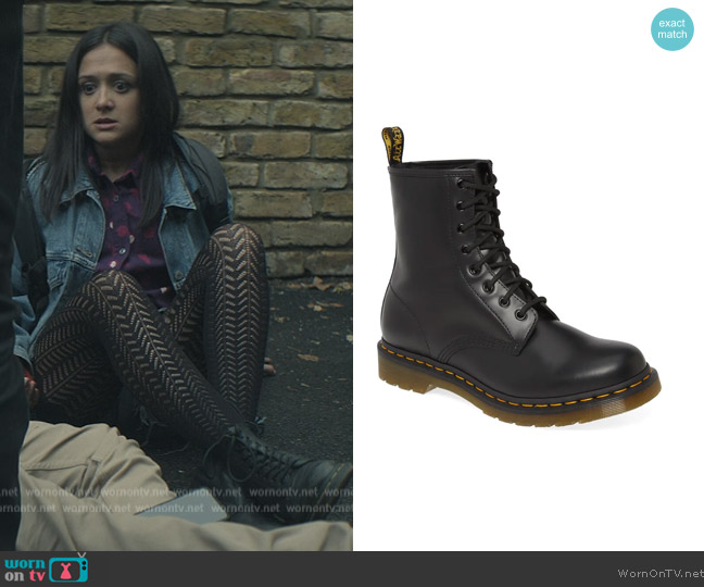 WornOnTV: Nadia’s black utility boots on You | Amy-Leigh Hickman ...