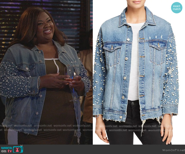 WornOnTV: Nicky’s pearl embellished jacket on Grand Crew | Nicole Byer ...