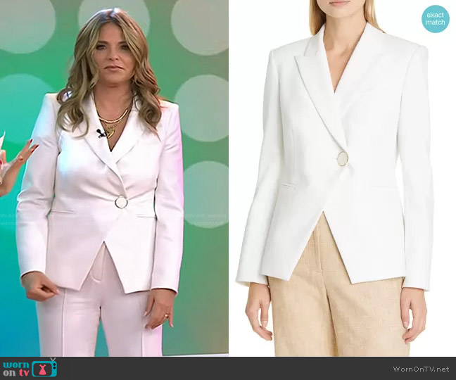 WornOnTV: Jenna’s white pant suit on Today | Jenna Bush Hager | Clothes ...