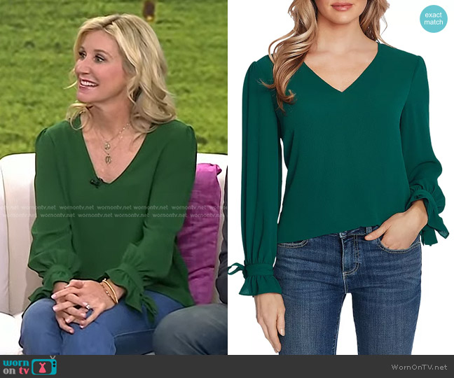 WornOnTV: Jenny Marrs’s green v-neck top on Today | Clothes and ...