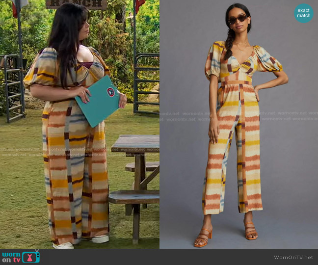 WornOnTV: Lou’s yellow plaid jumpsuit on Bunkd | Miranda May | Clothes ...