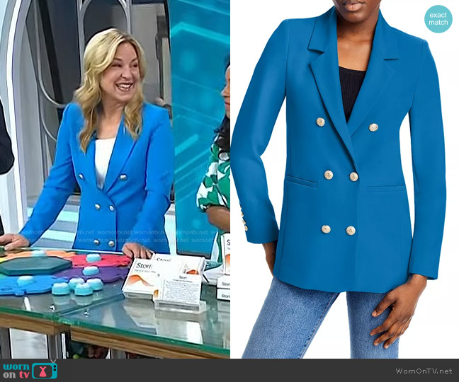 WornOnTV: Jennifer Jolly’s blue blazer and butterfly print pants on ...