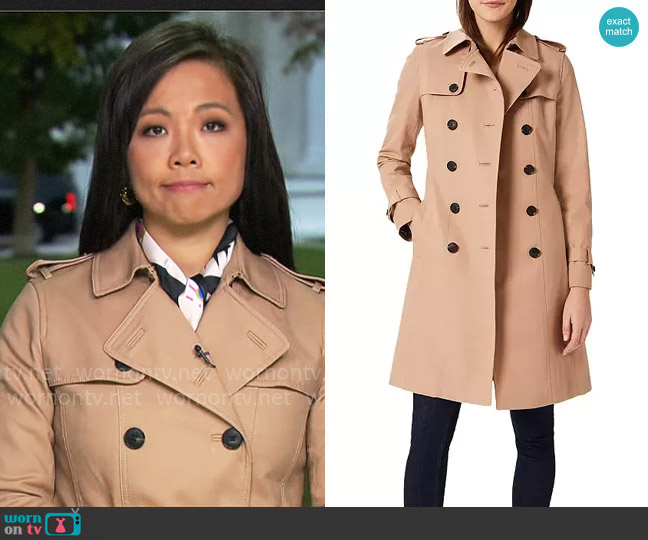 WornOnTV: Weijia Jiang’s trench coat on CBS Mornings | Weijia Jiang | Clothes and Wardrobe from TV
