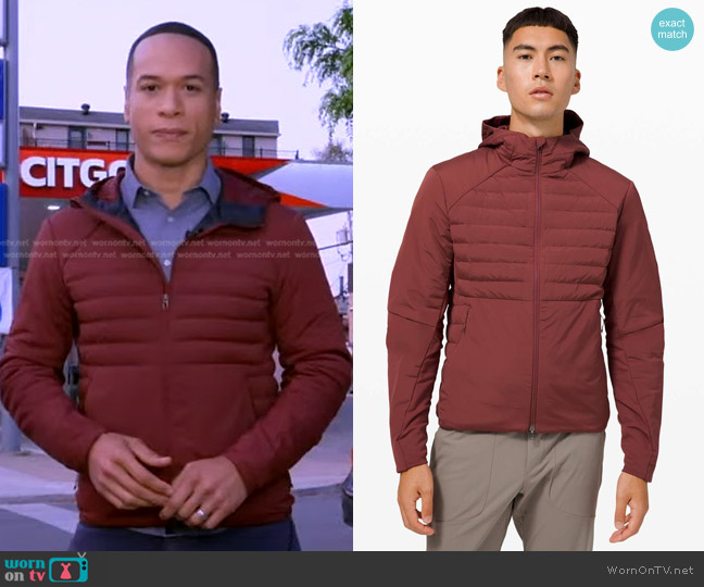 WornOnTV: Alex Perez’s burgundy down jacket on Good Morning America ...