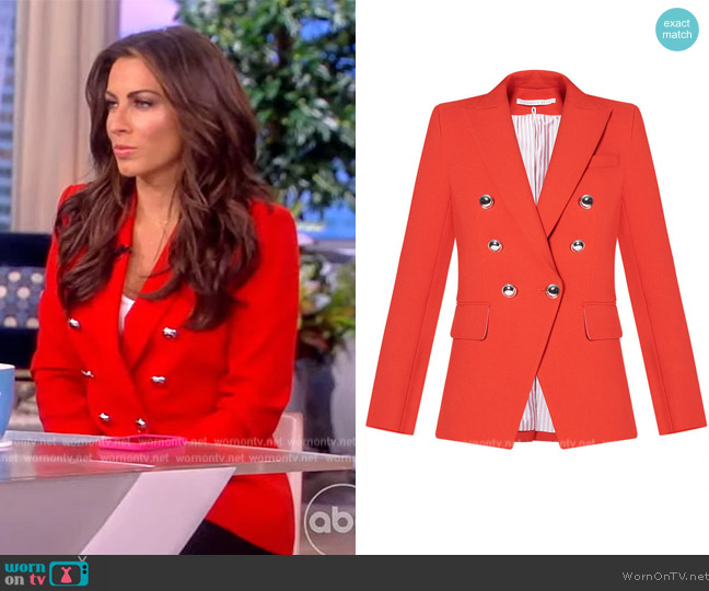 WornOnTV: Alyssa’s red double breasted blazer on The View | Alyssa Farah Griffin | Clothes and ...