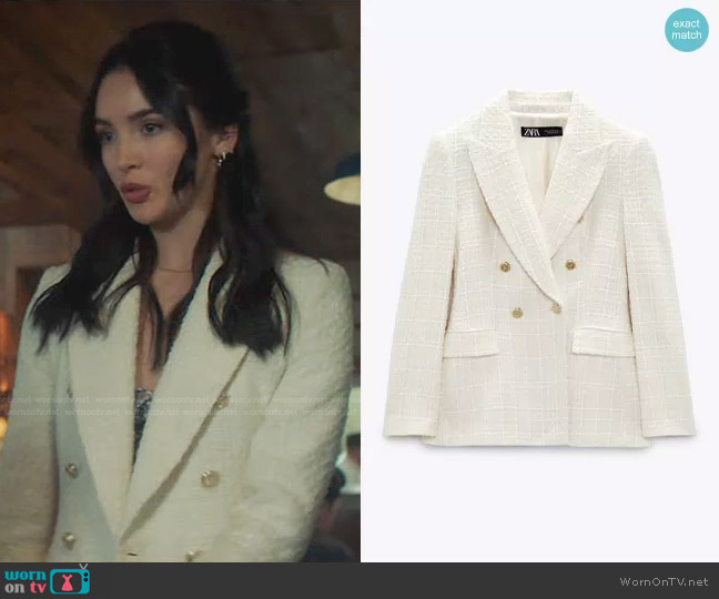 WornOnTV: Bess’s white tweed blazer on Nancy Drew | Maddison Jaizani ...