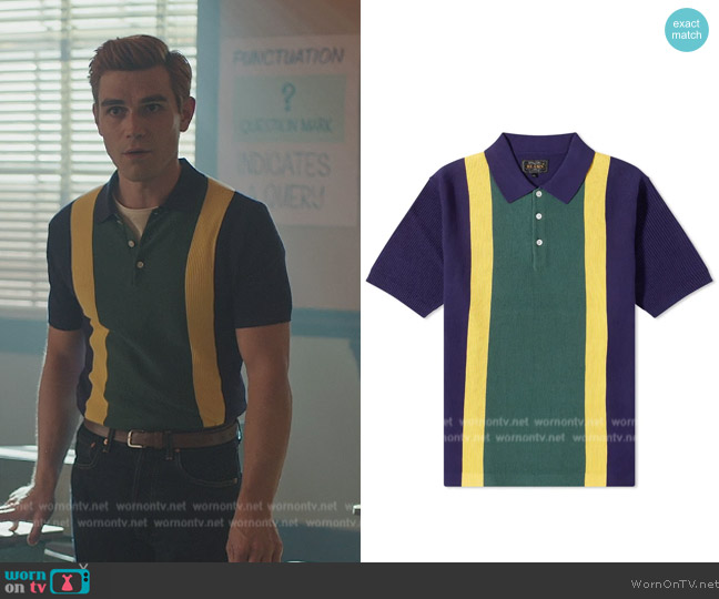 WornOnTV: Archie’s green and blue stripe shirt on Riverdale | K.J. Apa ...