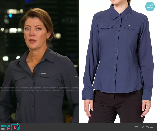 WornOnTV: Norah’s navy shirt on CBS Evening News | Norah O'Donnell ...