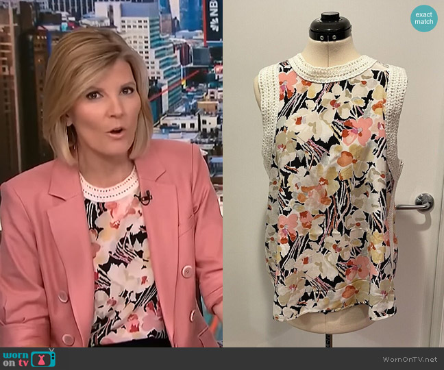 WornOnTV: Kate’s floral top and pink blazer on NBC News Daily | Kate ...