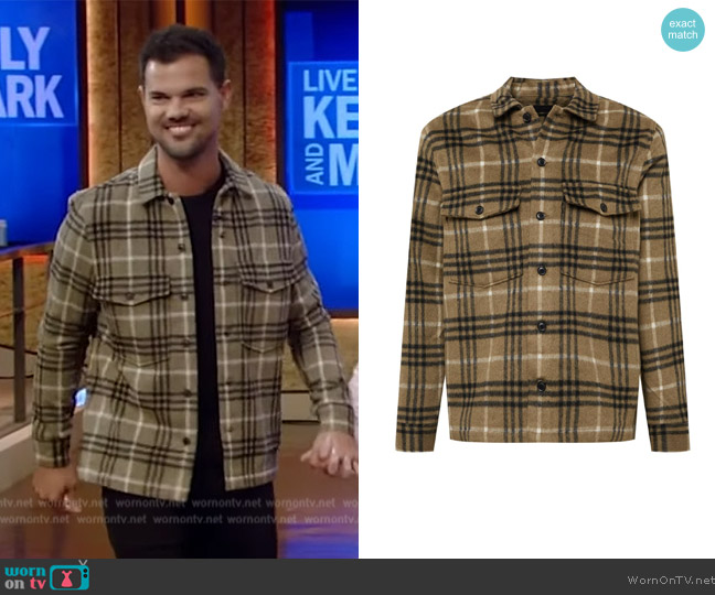 WornOnTV: Taylor Lautner’s plaid flannel jacket on Live with Kelly and Mark | Clothes and ...