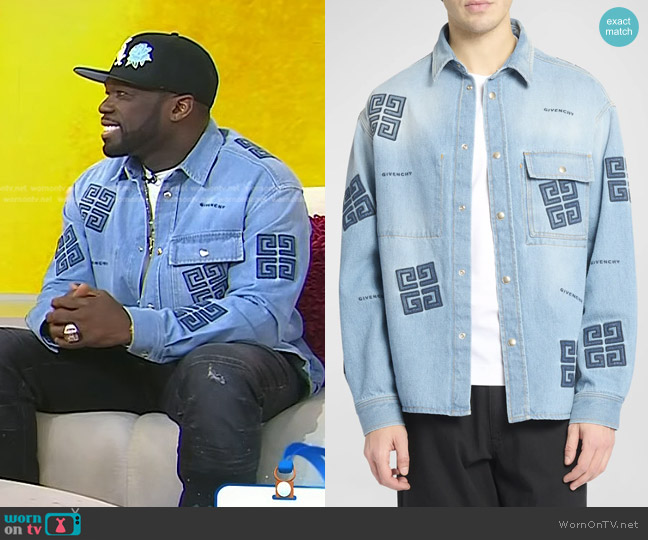 WornOnTV: 50 Cent’s embroidered denim jacket on Today | Clothes and ...